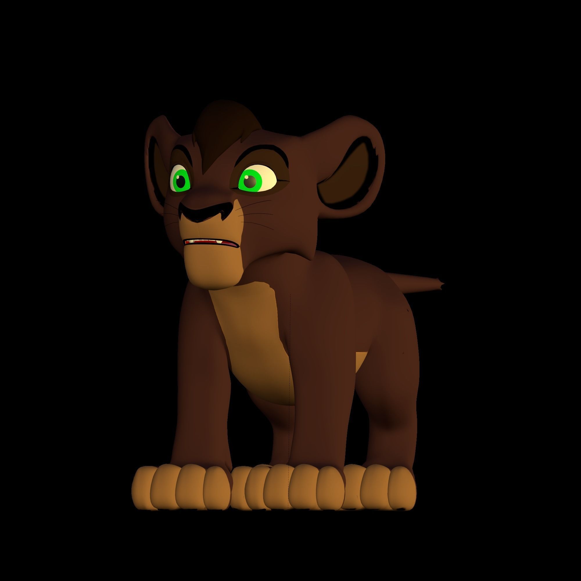 3D model Kovu Cub Lion King VR / AR / low-poly | CGTrader