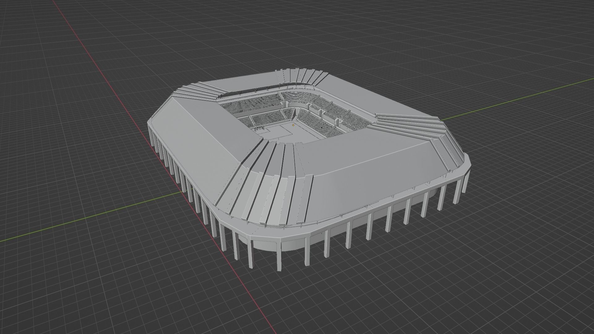 3D model Football Stadium VR / AR / low-poly | CGTrader