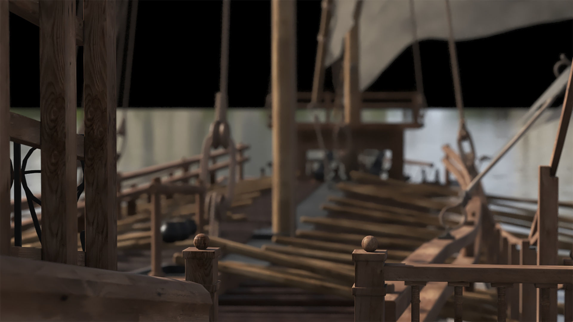 Ottoman Ship 3D model animated | CGTrader
