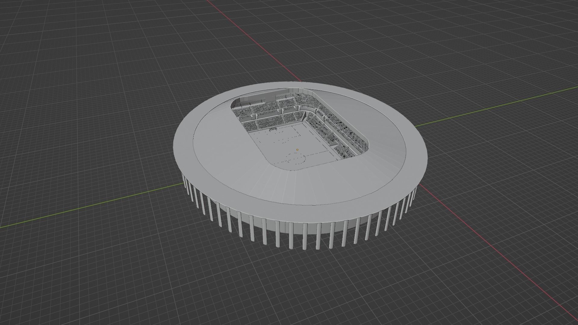 3D model Football Stadium VR / AR / low-poly | CGTrader