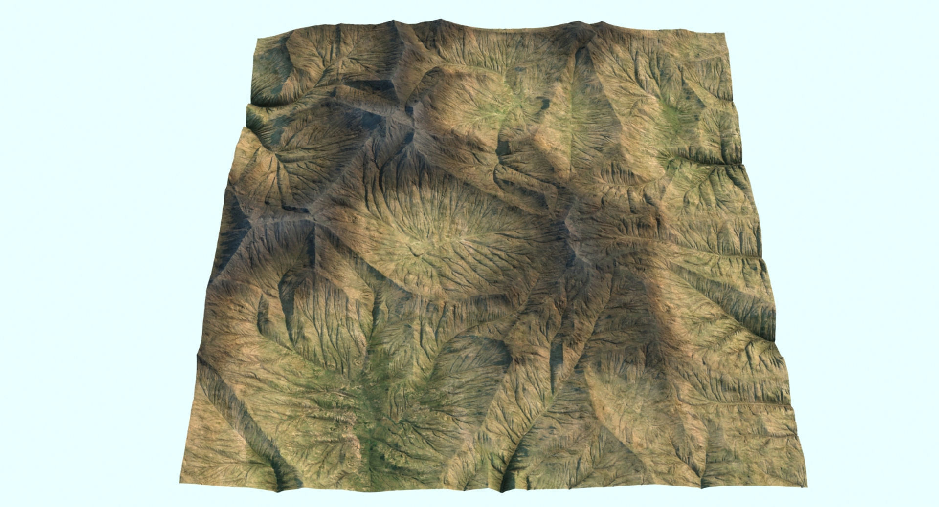 Mountainous Valley Landscape 3D model | CGTrader