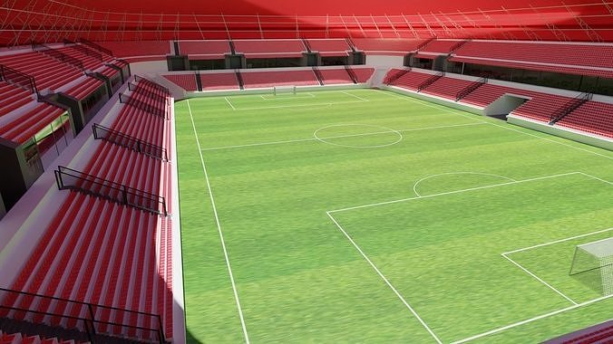 3D model Soccer Stadium VR / AR / low-poly | CGTrader