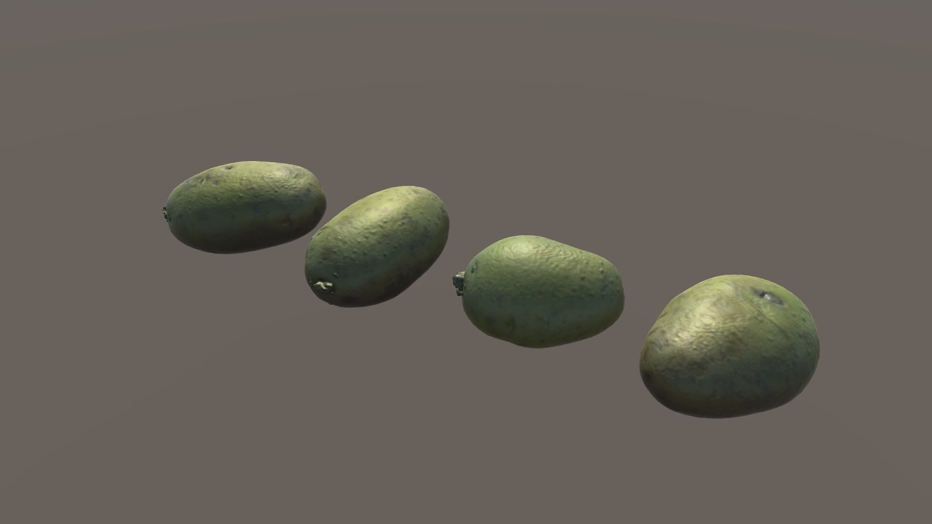 3D model Scanned Potatoes VR / AR / low-poly | CGTrader