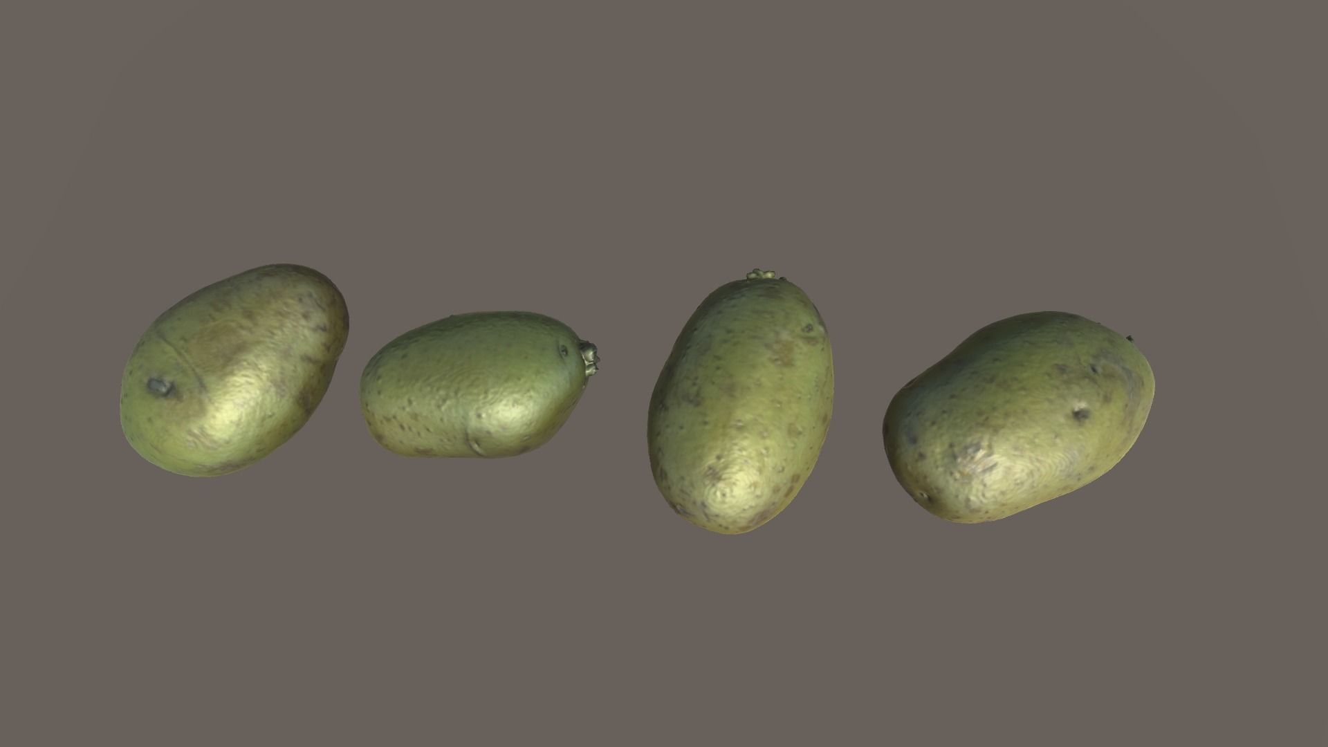 3D model Scanned Potatoes VR / AR / low-poly | CGTrader