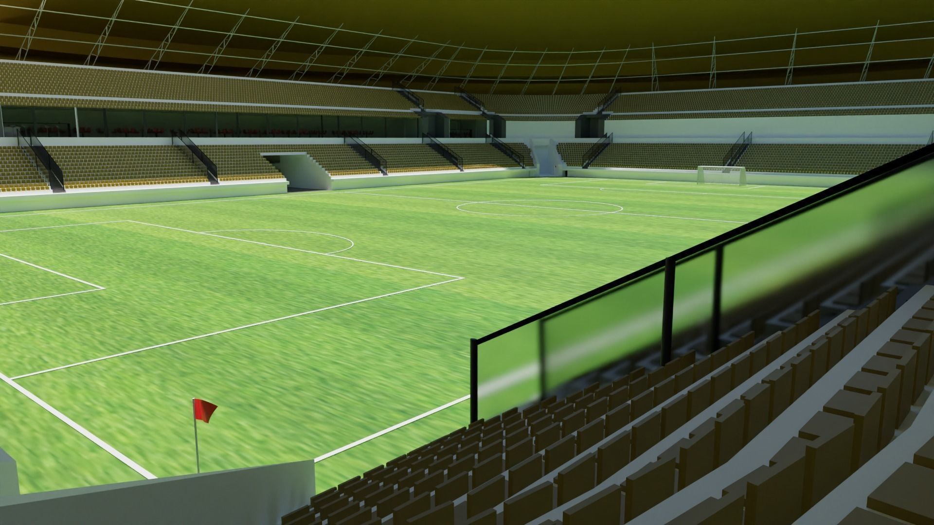 3D model Soccer Stadium VR / AR / low-poly | CGTrader
