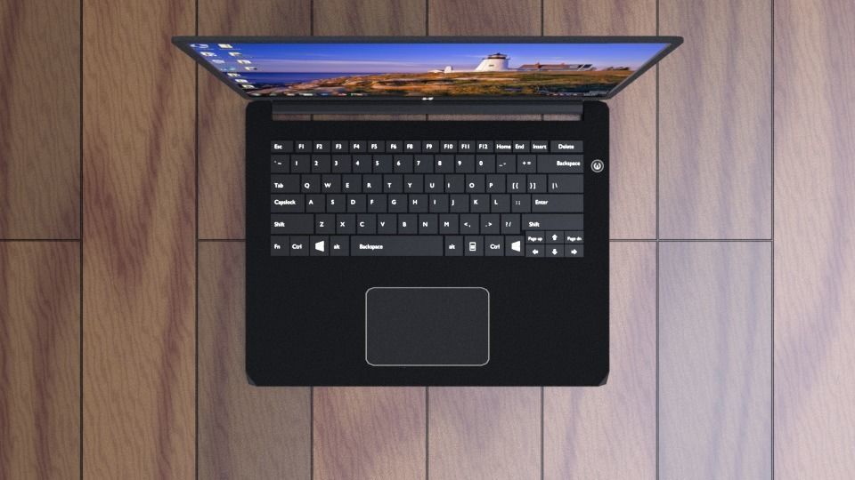 Laptop 3d model 3D model | CGTrader