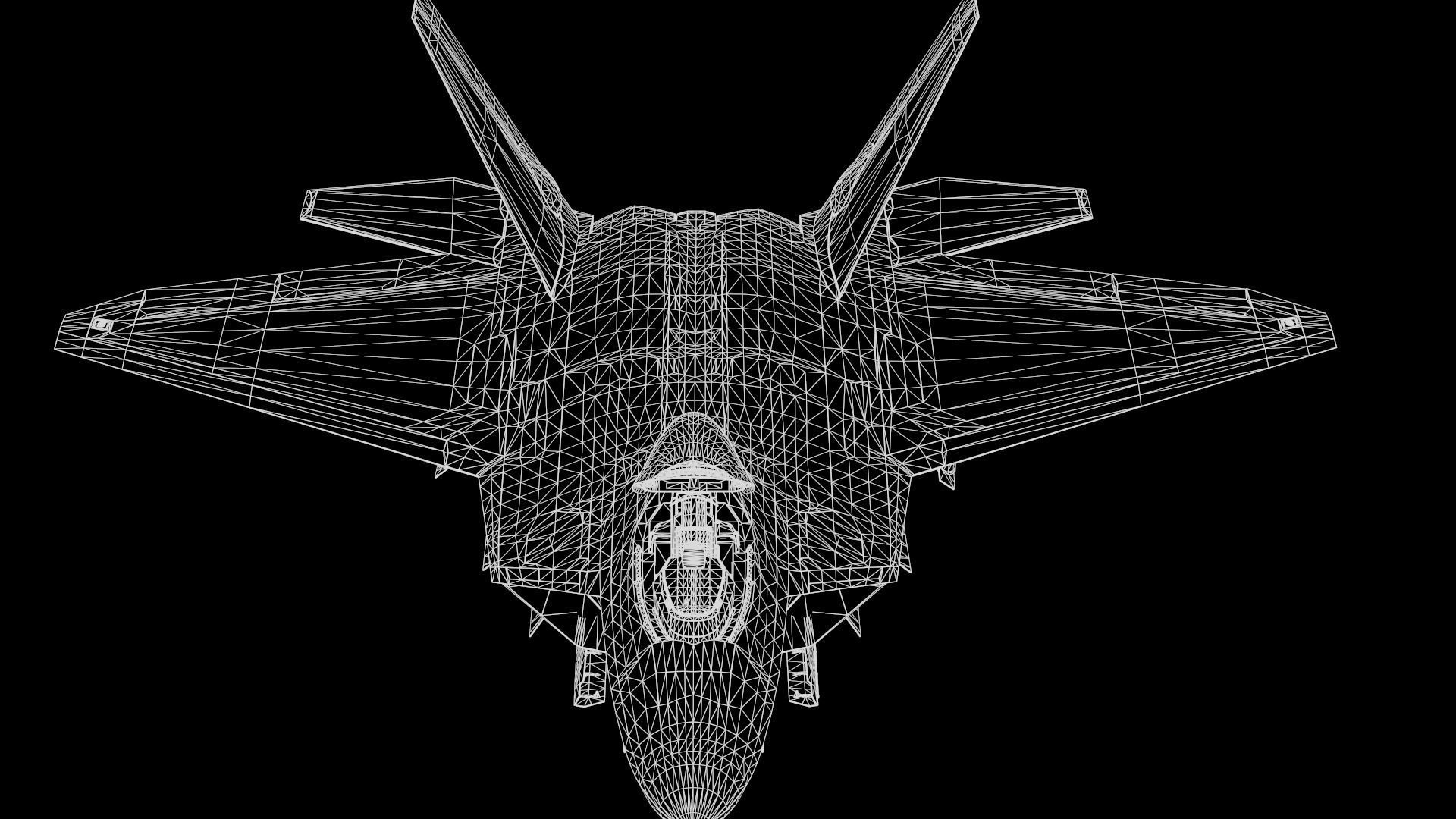 Lockheed Martin F-22A Raptor 3D model rigged | CGTrader