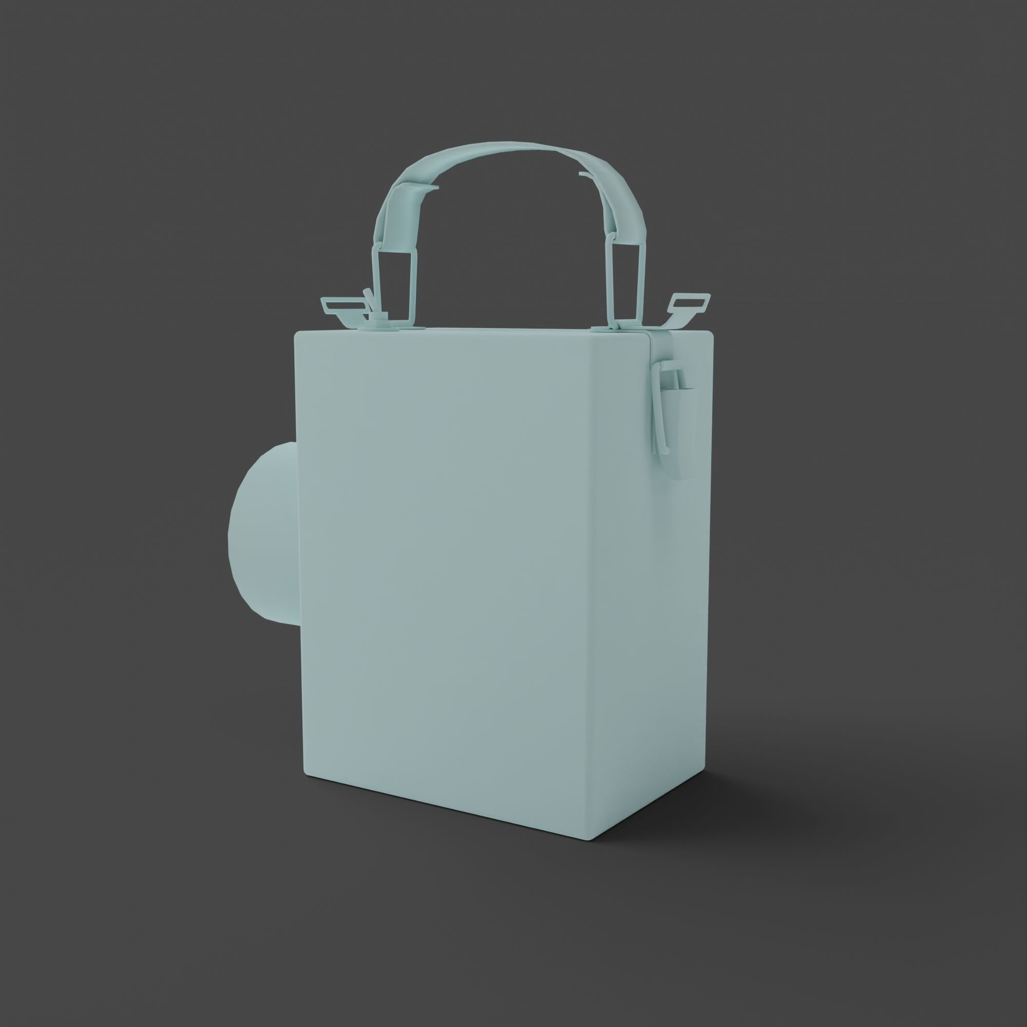 3D model Retro Flashlight in On Position with Glowing Bulb VR / AR ...