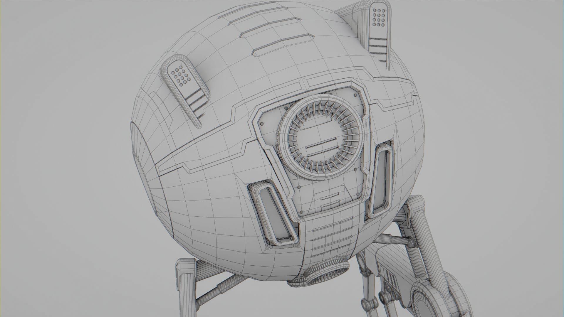 UTILITY BOT BOSCH rigged 3D model rigged | CGTrader