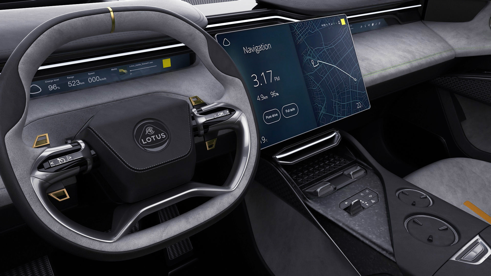 Lotus Eletre 2023 with interior 3D model | CGTrader