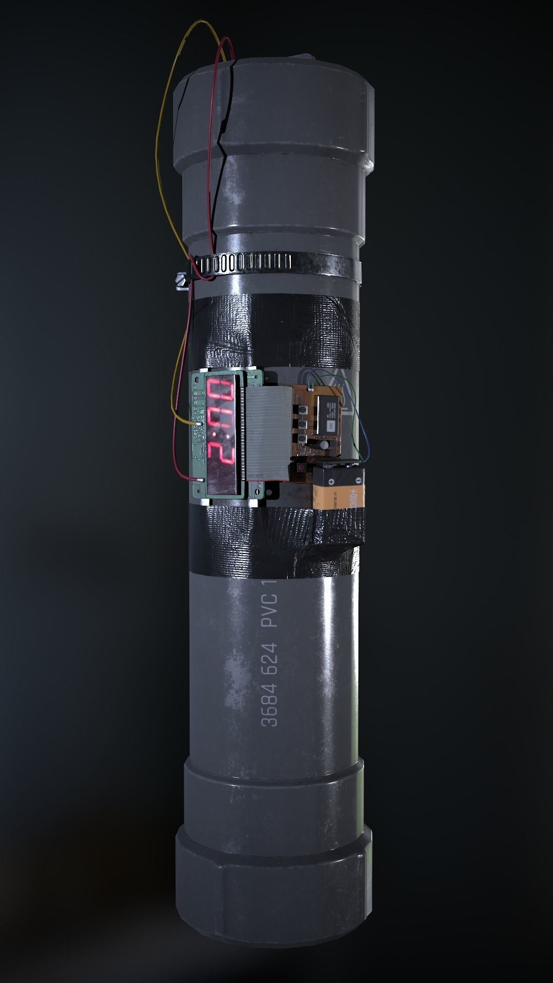 3D model Pipe Bomb VR / AR / low-poly | CGTrader