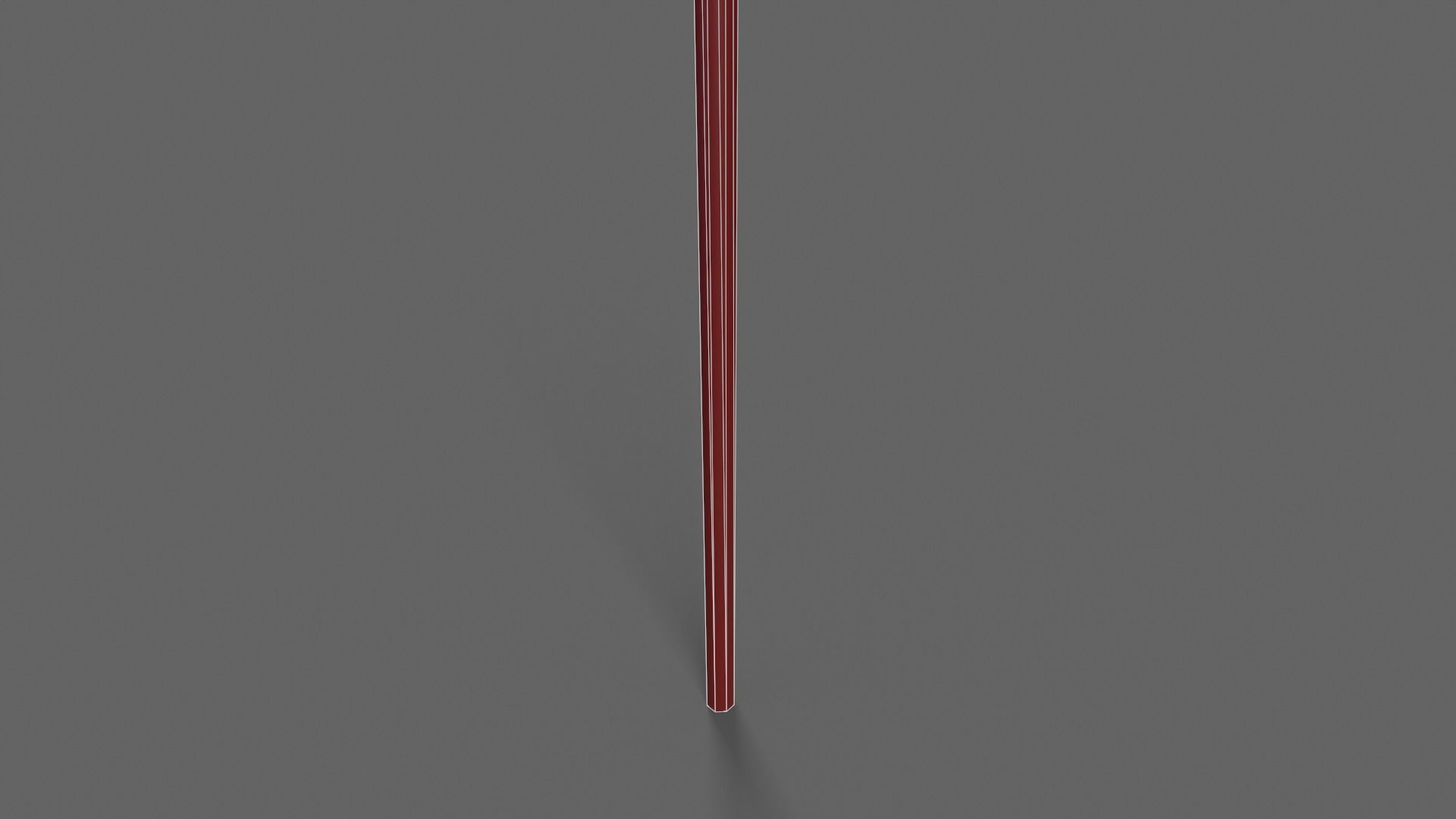 3D model PBR Wushu Stick Red VR / AR / low-poly | CGTrader