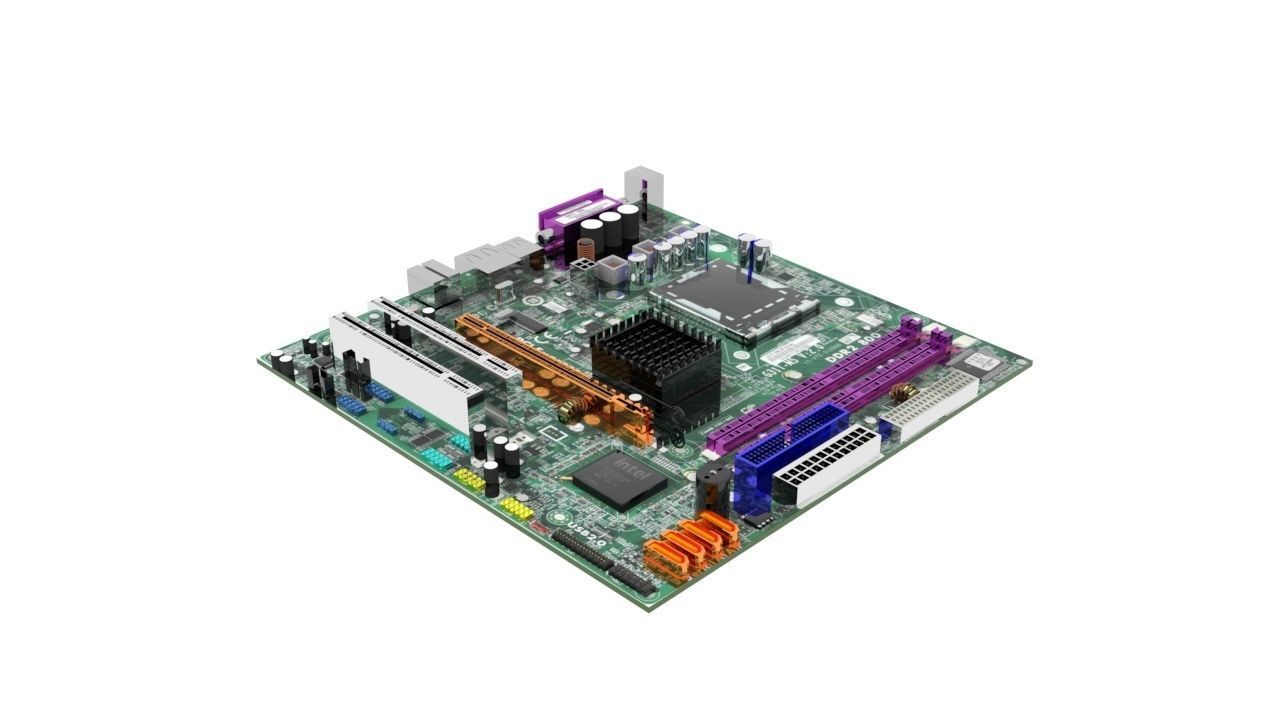 Computer Parts Collection 3D model | CGTrader