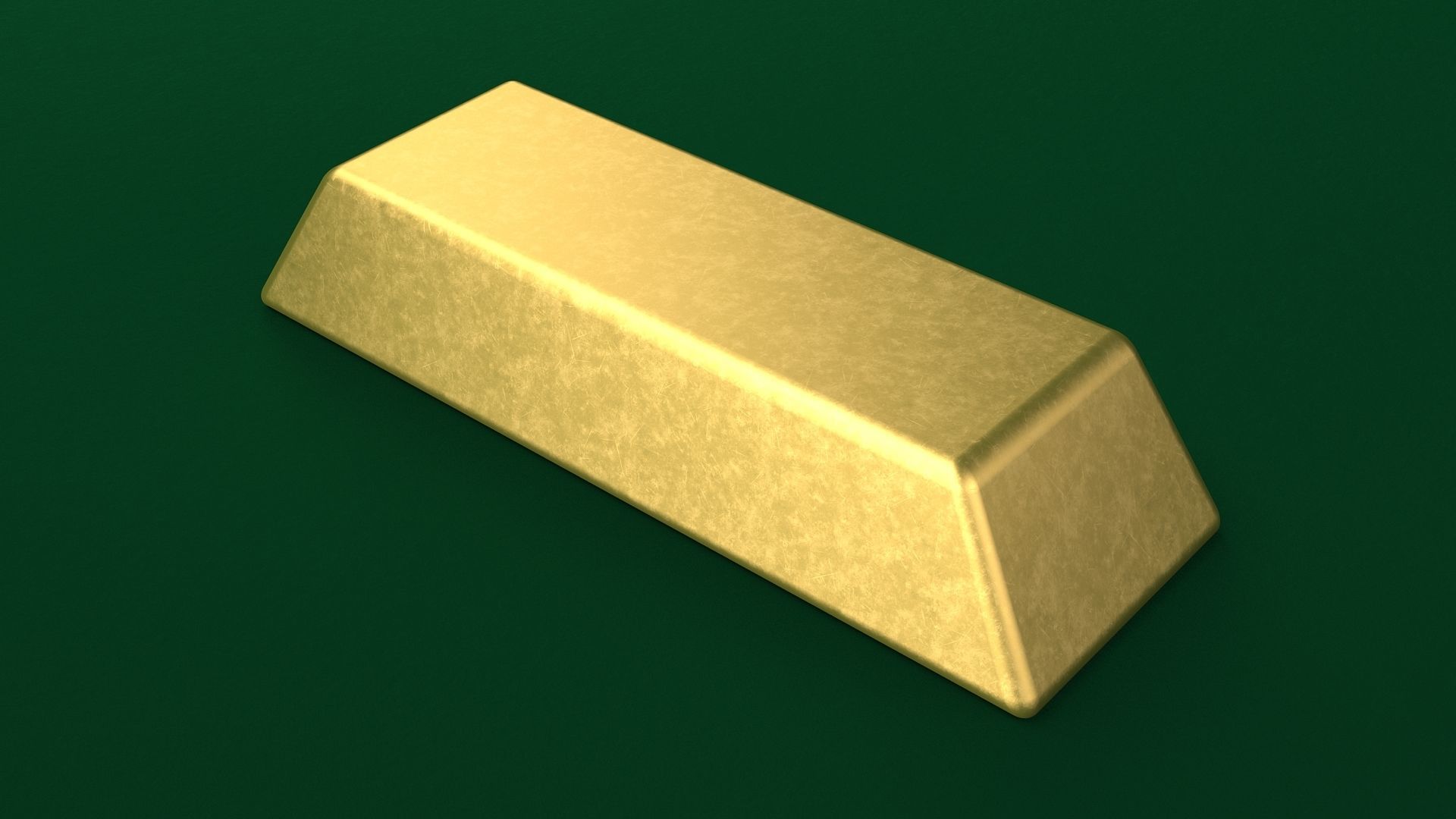 Gold Bar 3D model | CGTrader