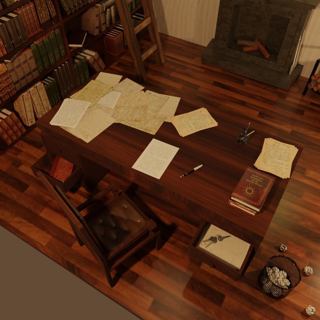 Blender 3D Office 3D model | CGTrader