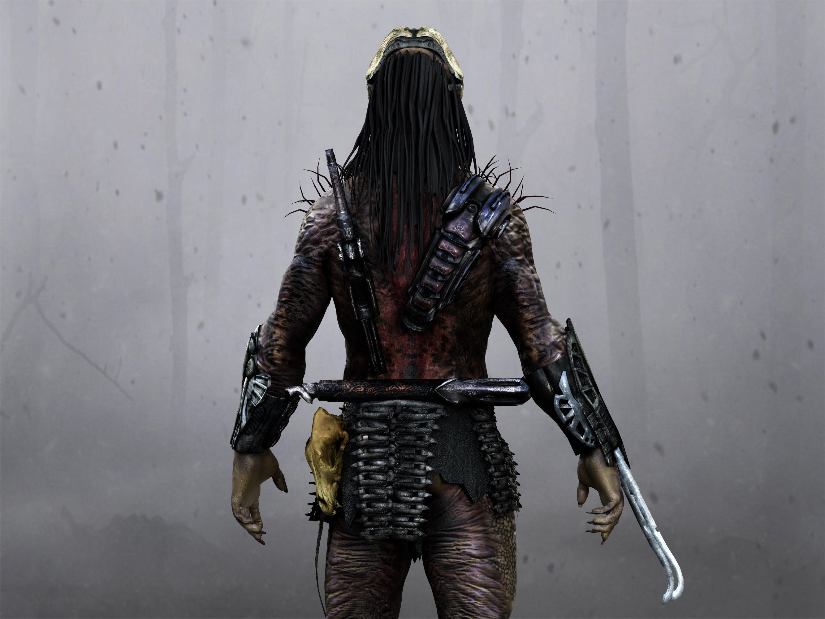 3D model Feral Predator VR / AR / low-poly rigged | CGTrader