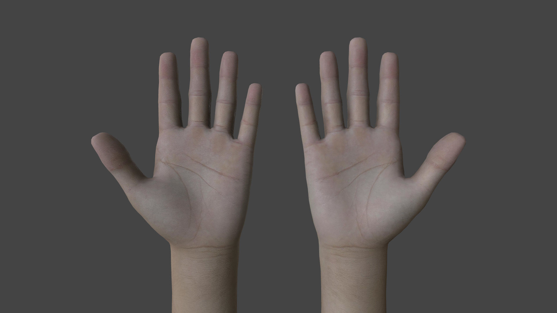 3D model HAND-037 Rigged Hands VR / AR / low-poly | CGTrader
