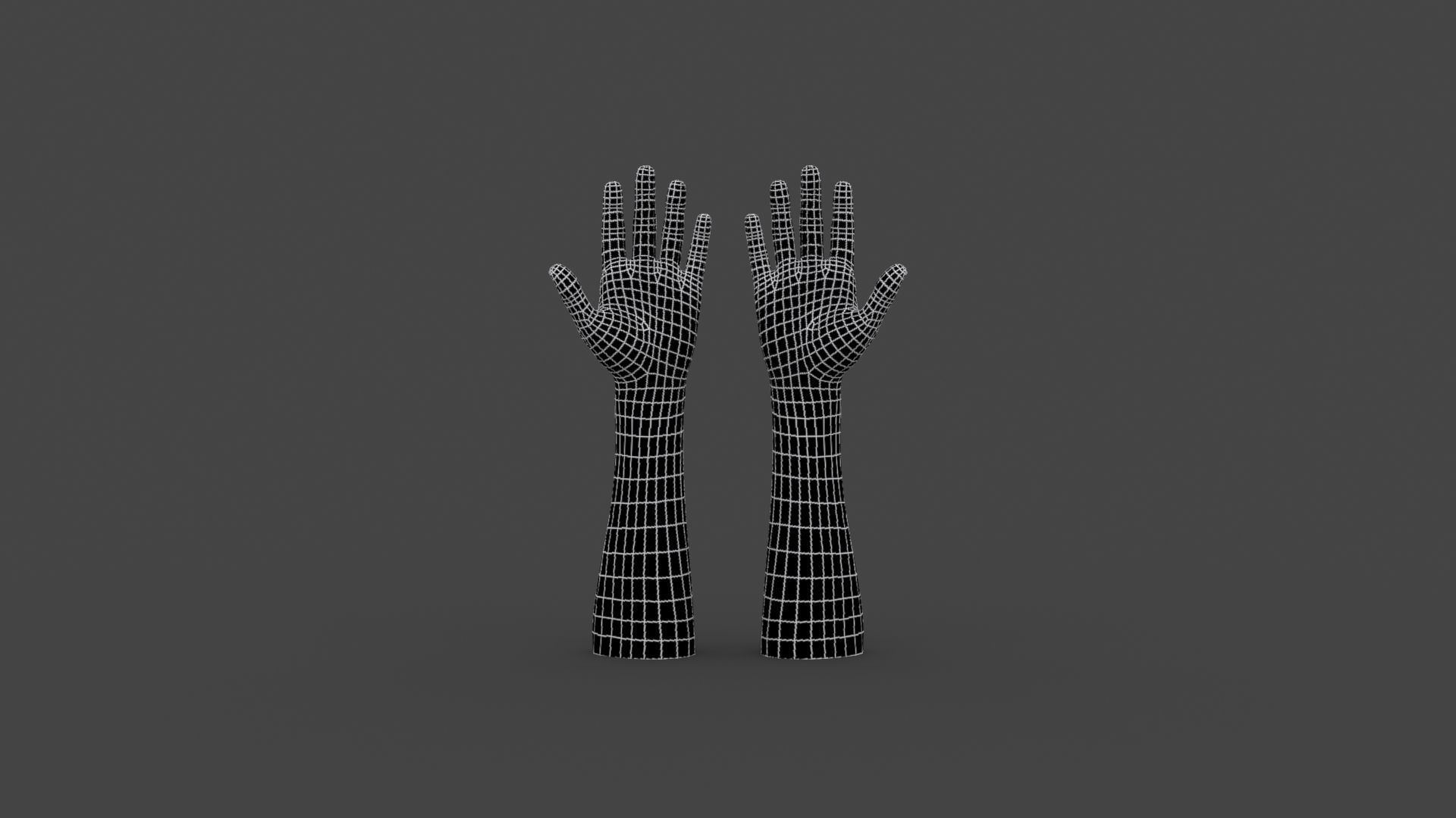 3D model HAND-037 Rigged Hands VR / AR / low-poly | CGTrader