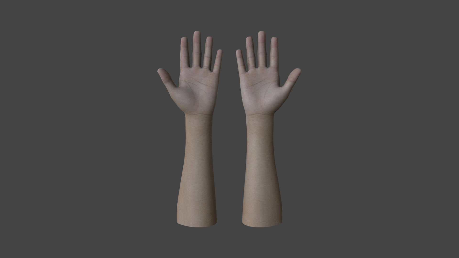 3D model HAND-037 Rigged Hands VR / AR / low-poly | CGTrader