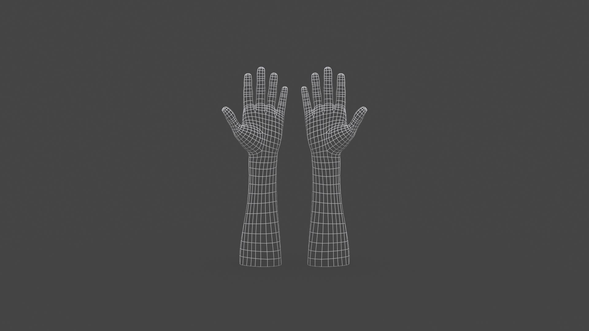 3D model HAND-037 Rigged Hands VR / AR / low-poly | CGTrader