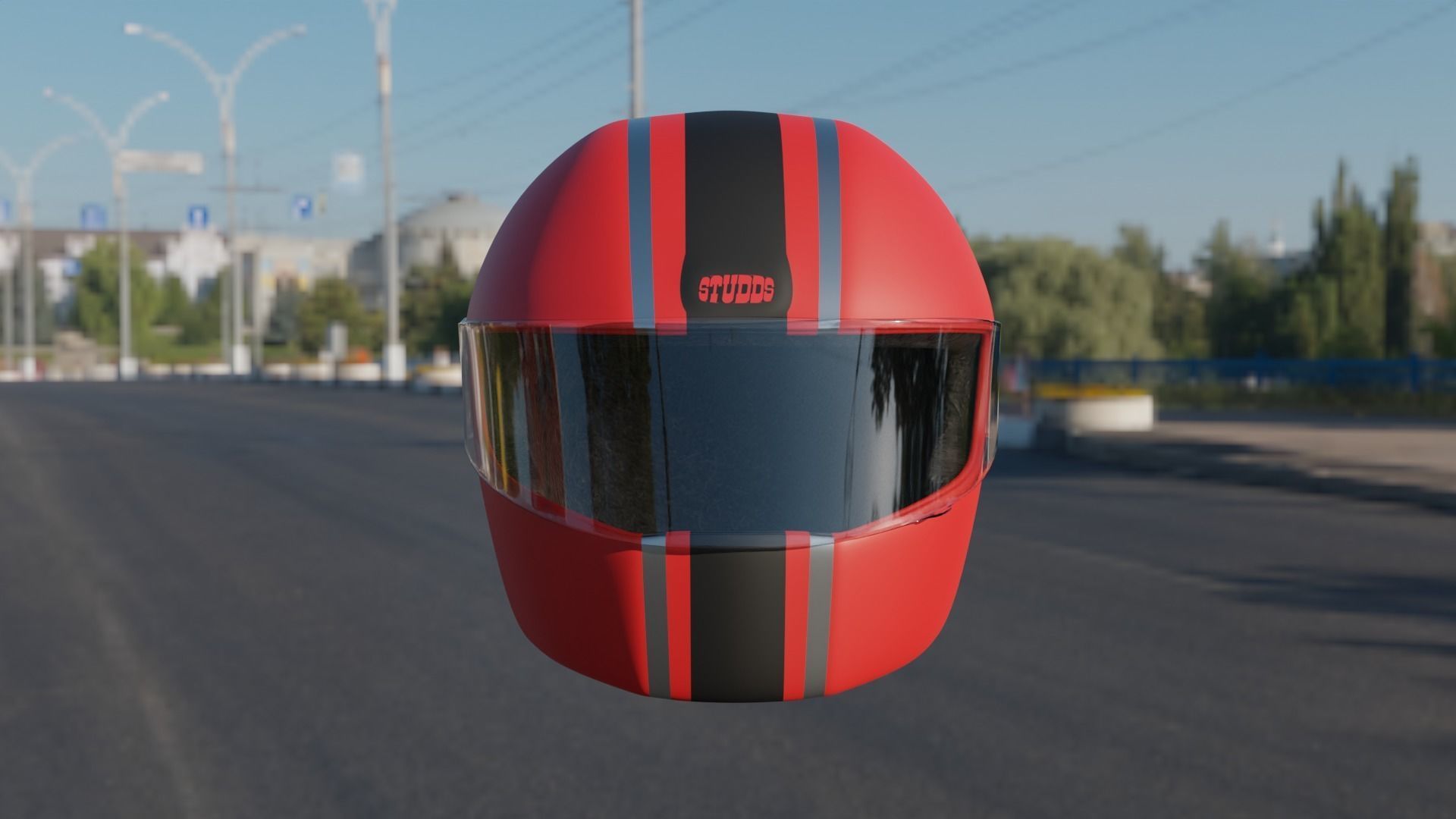 Motor Helmet 3D model | CGTrader