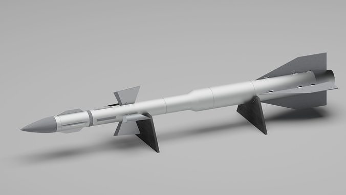 China Vympel R-27 AA-10Alamo Missile free VR / AR / low-poly 3D model ...