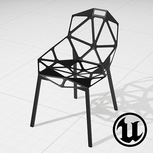 Konstantin Grcic Chair One UE4 3D model | CGTrader
