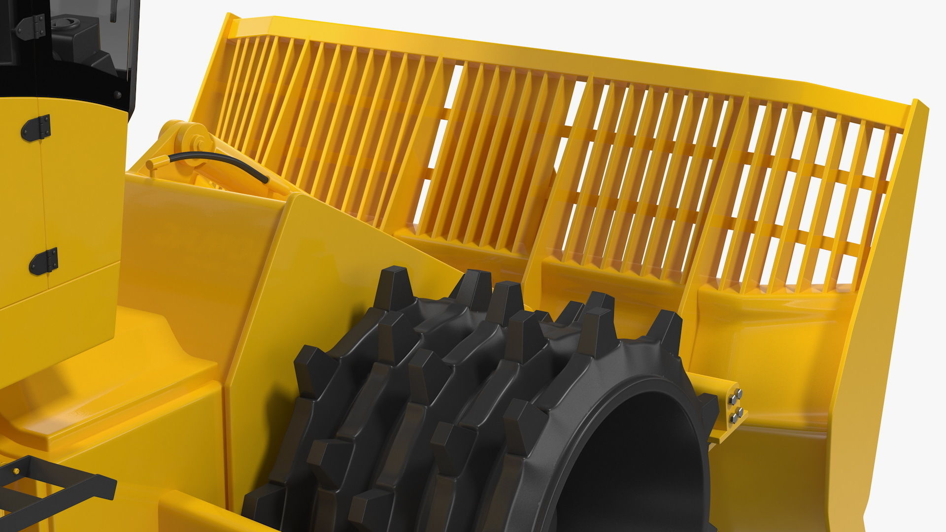 Bomag BC 473 RB5 Refuse Compactor Rigged 3D model rigged | CGTrader