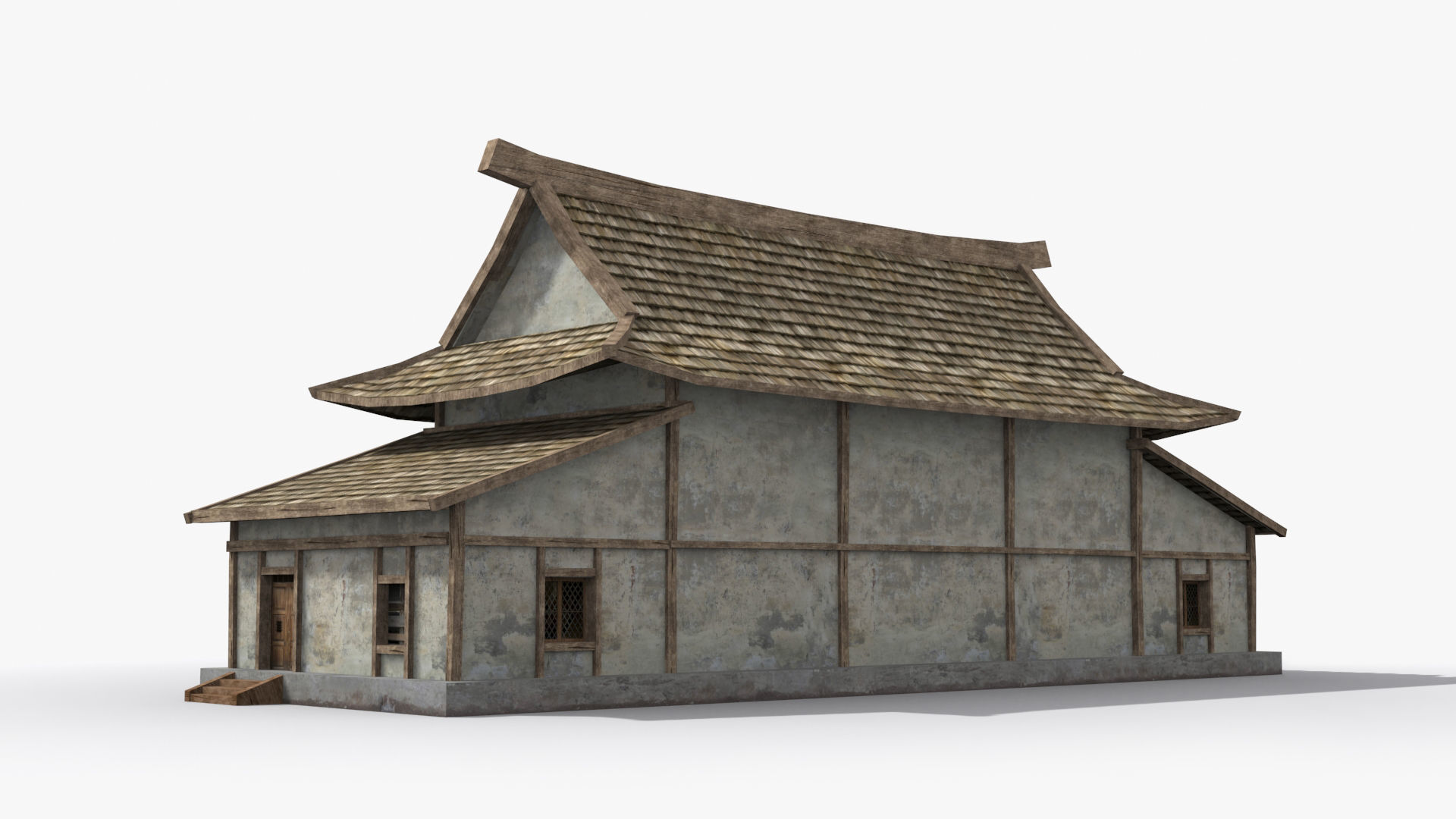3D model Ancient house x1 VR / AR / low-poly | CGTrader