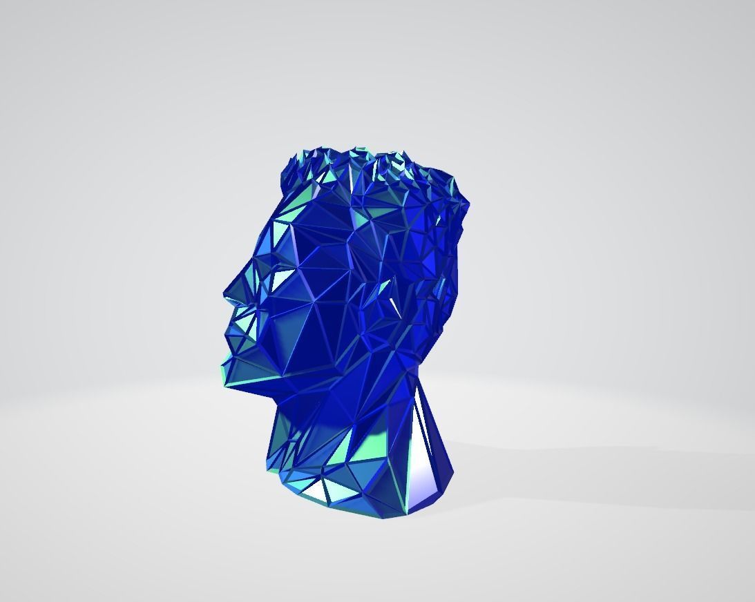 Terminator bust WIREFRAME VORONOI WIREMESH MESH 3D model 3D printable ...