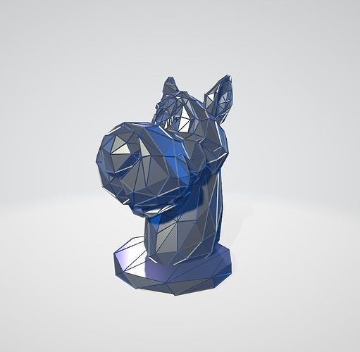 ScoobyDoo bust WIREFRAME VORONOI WIREMESH MESH 3D model 3D printable ...