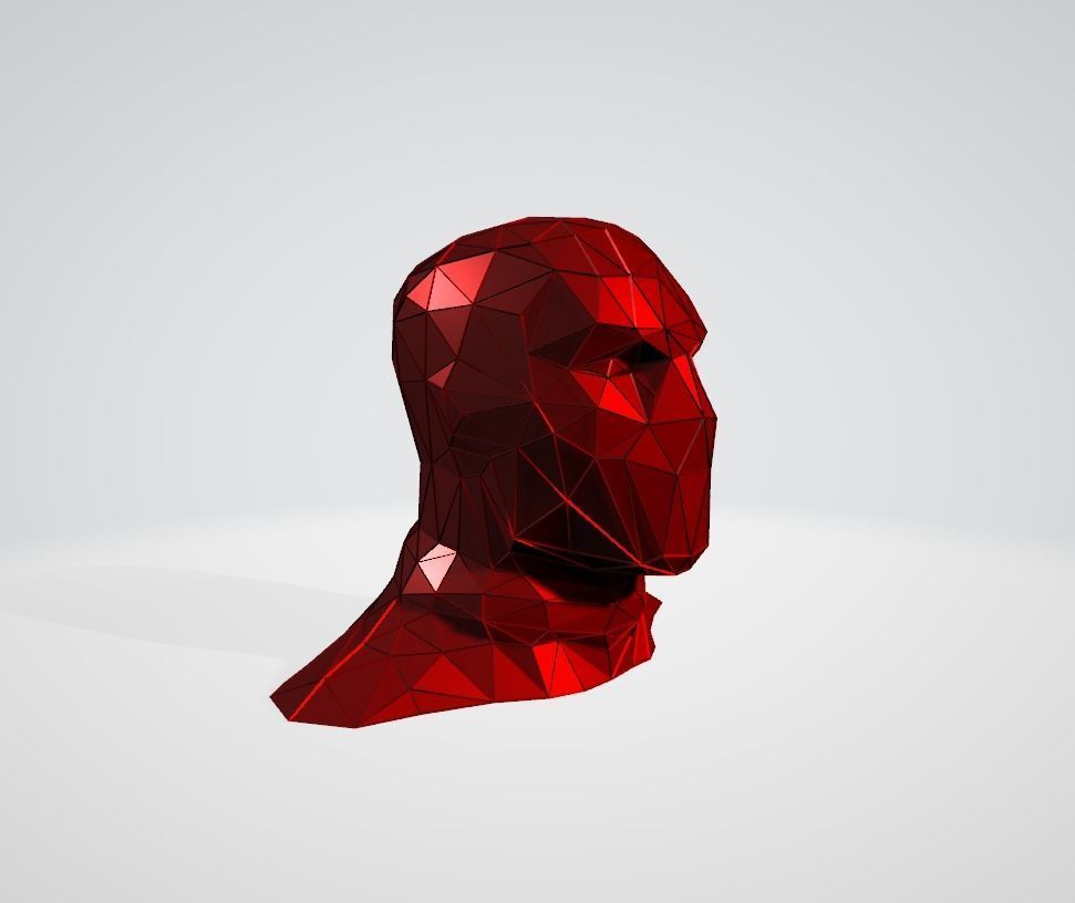 Deadpool bust WIREFRAME VORONOI WIREMESH MESH 3D model 3D printable ...