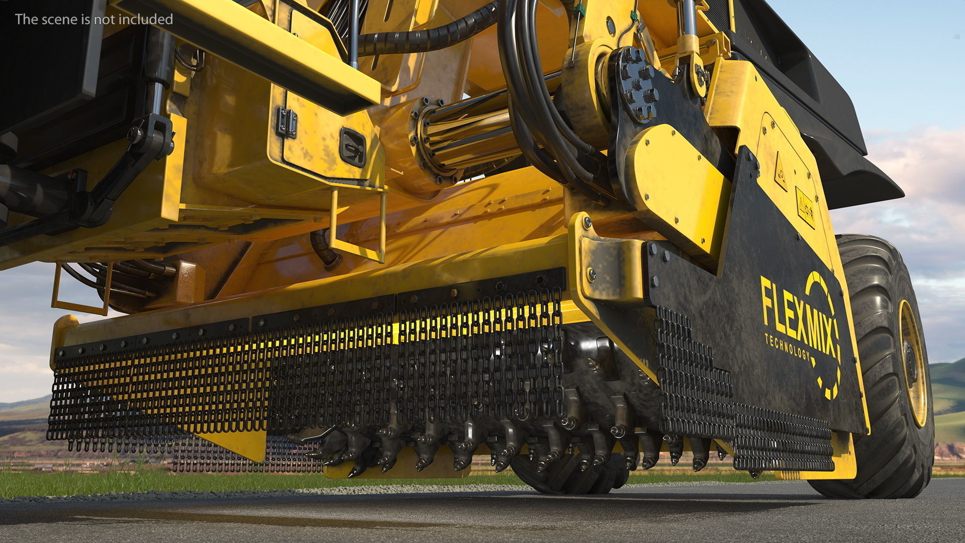 Bomag RS500 Recycler Soil Stabilizer 3D model | CGTrader