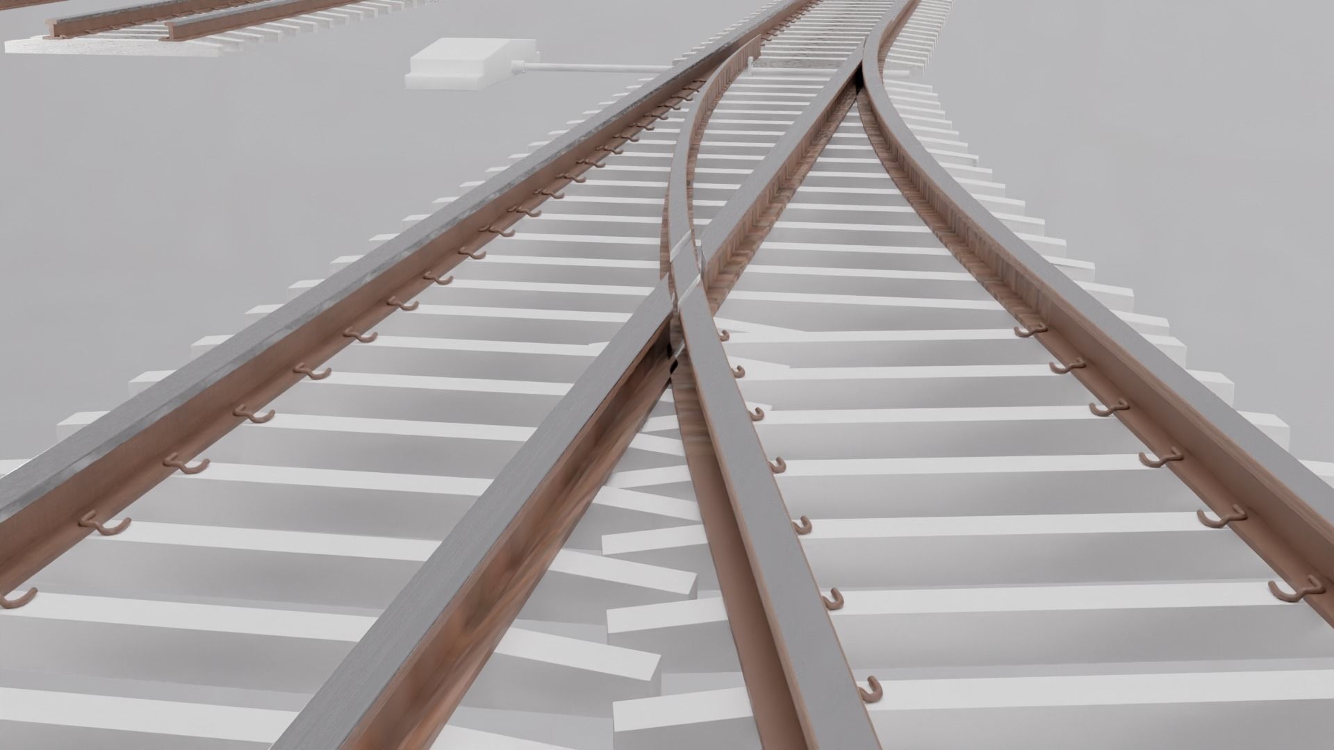 Simple Rail train 3D model | CGTrader