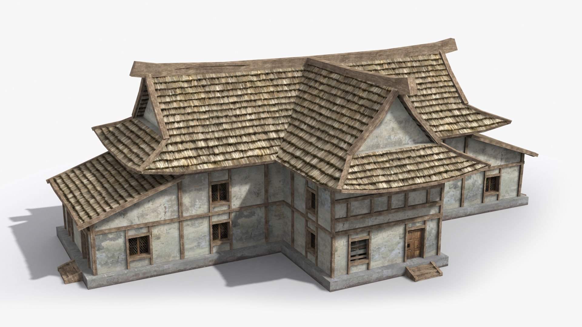 3D model Ancient house x11 VR / AR / low-poly | CGTrader