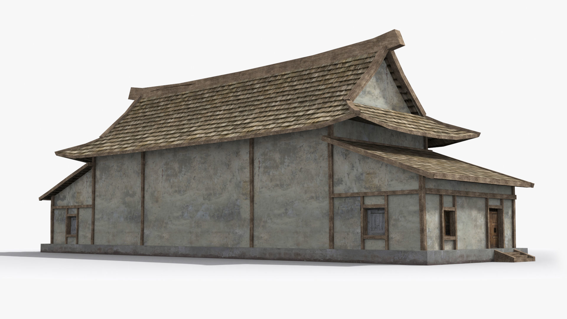3D model Ancient house x11 VR / AR / low-poly | CGTrader