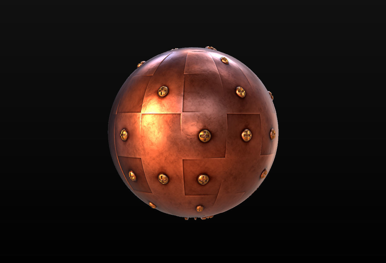 10 Seamless Metal Panels and Grids PBR Materials - Set 1 Texture | CGTrader