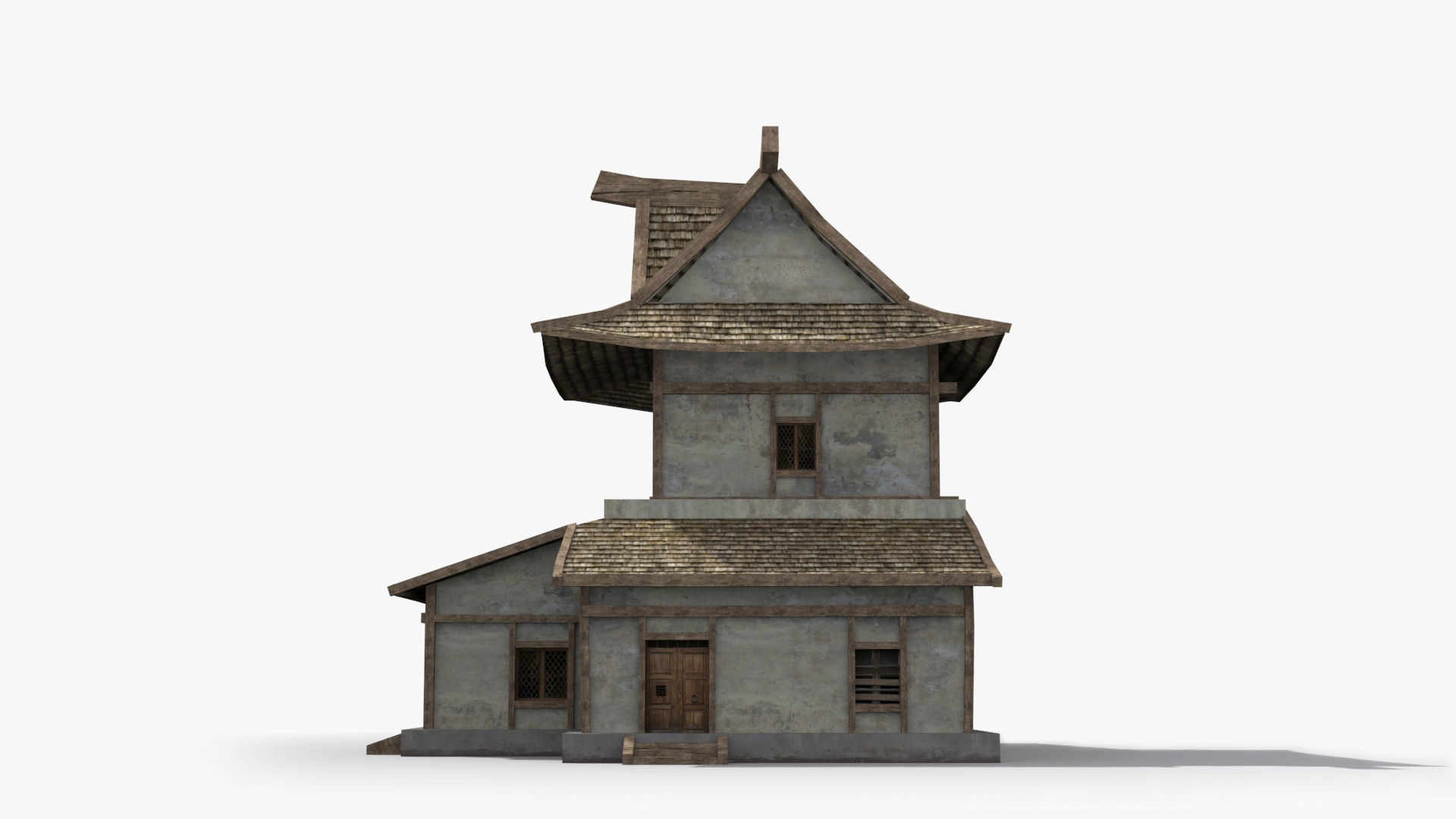 3D model Ancient house x12 VR / AR / low-poly | CGTrader