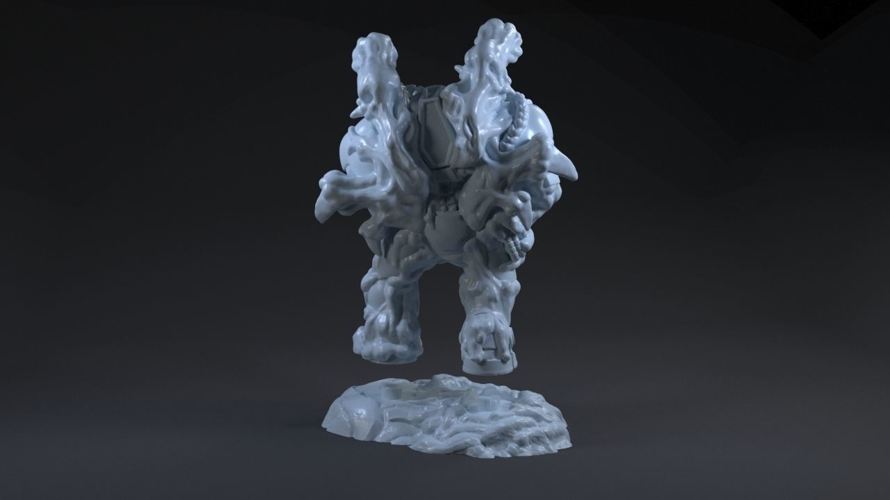 Infested Terran StarCraft 3D print model 3D model 3D printable | CGTrader