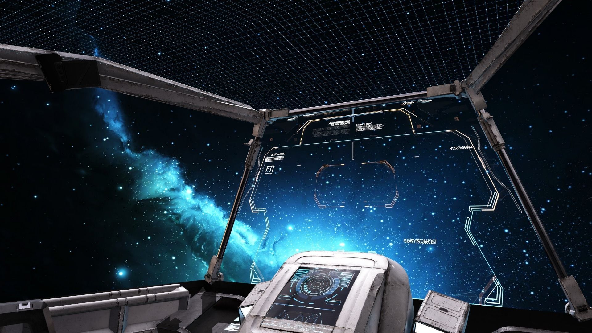 3D model Spaceship Cockpit v1 Lowpoly PBR VR / AR / low-poly | CGTrader