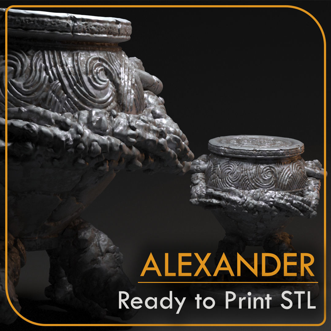 Iron Fist Alexander Elden Ring Ready to print 3D model 3D printable ...