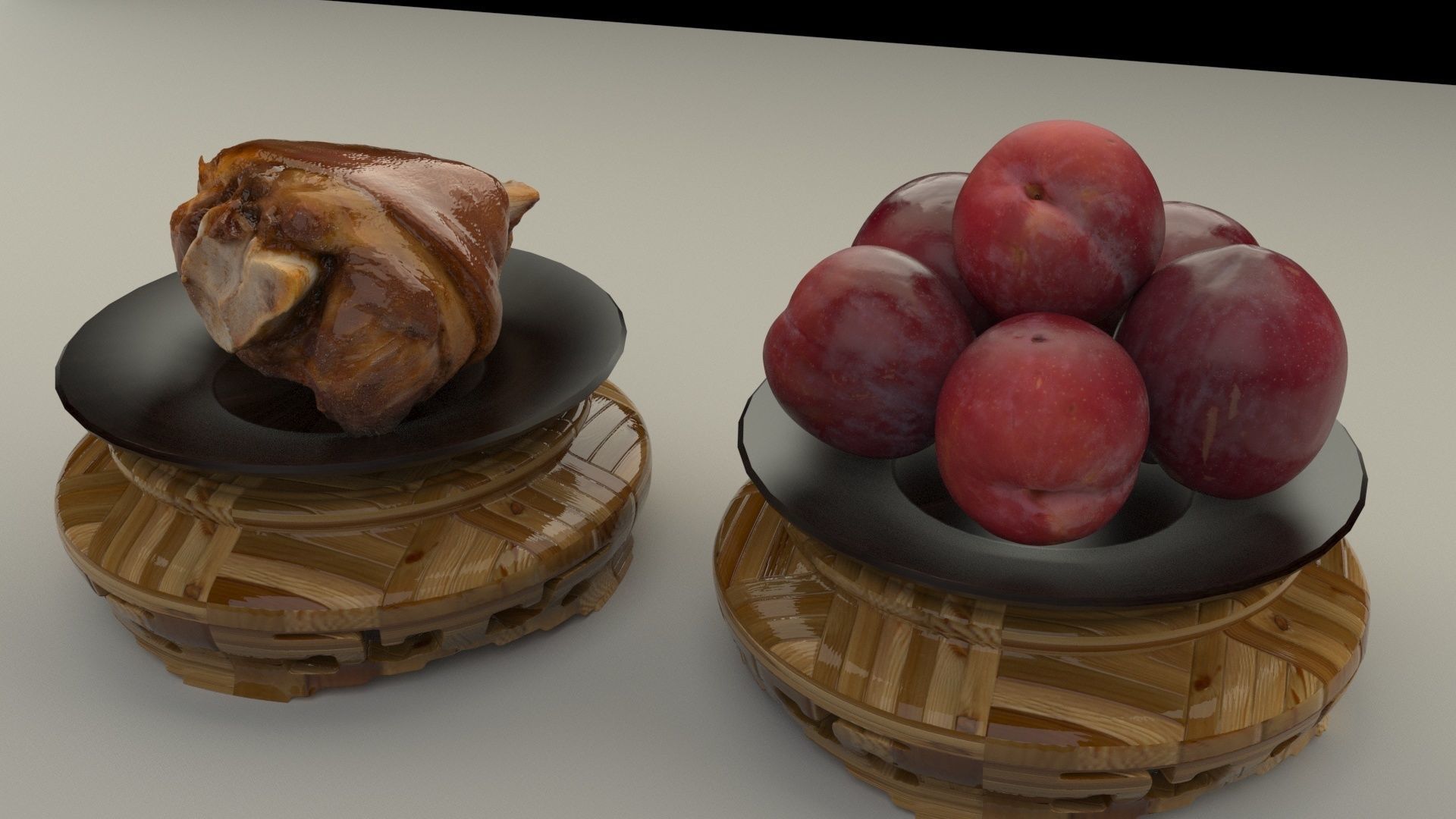 Chinese plum 3D model | CGTrader