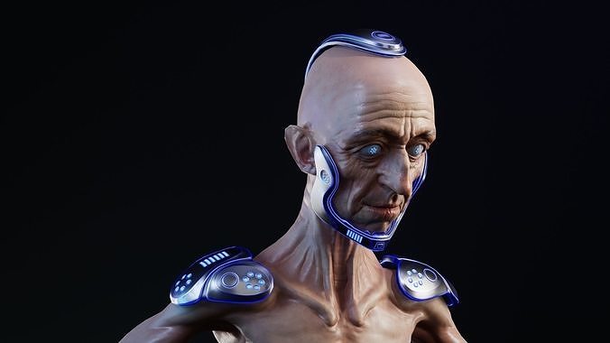 3D model Sci-Fi Character VR / AR / low-poly | CGTrader