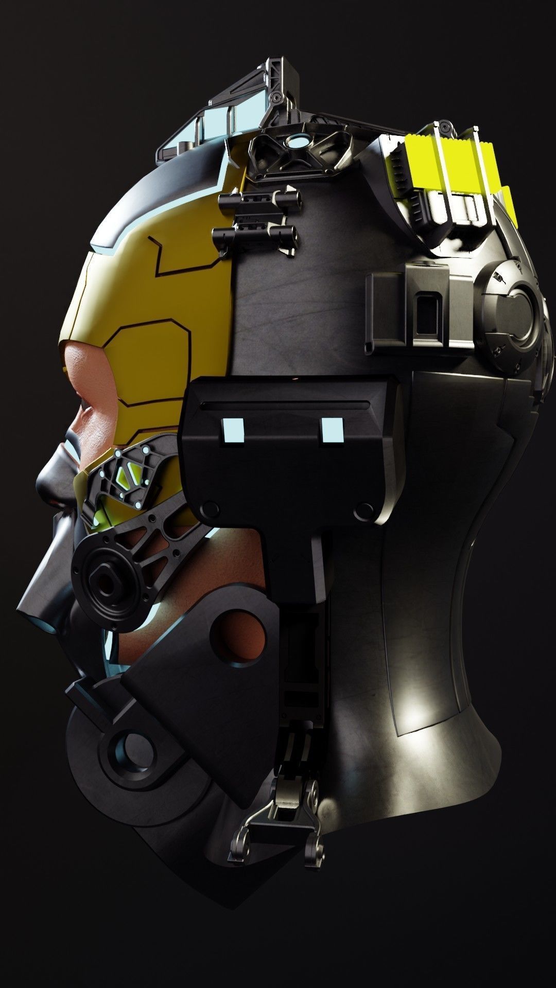 Sci-fi Character Cyborg 001 3D model | CGTrader