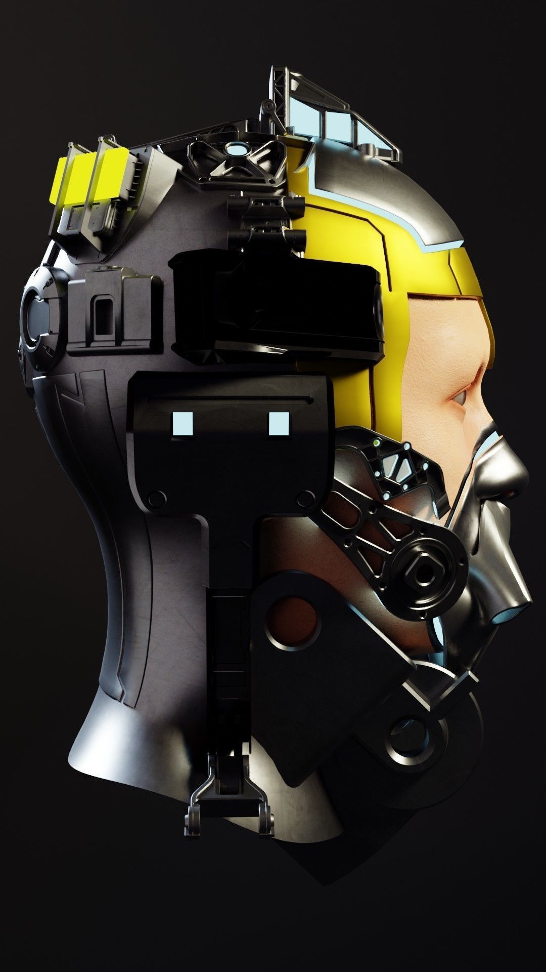 Sci-fi Character Cyborg 001 3D model | CGTrader