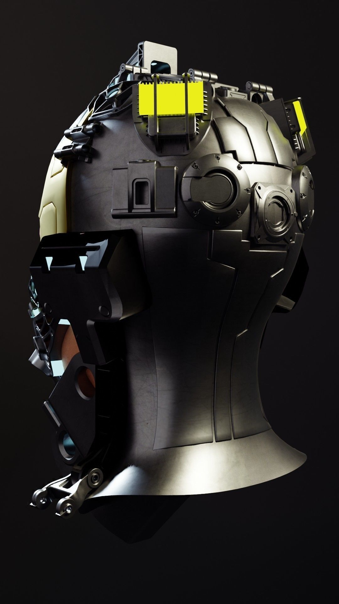 Sci-fi Character Cyborg 001 3D model | CGTrader