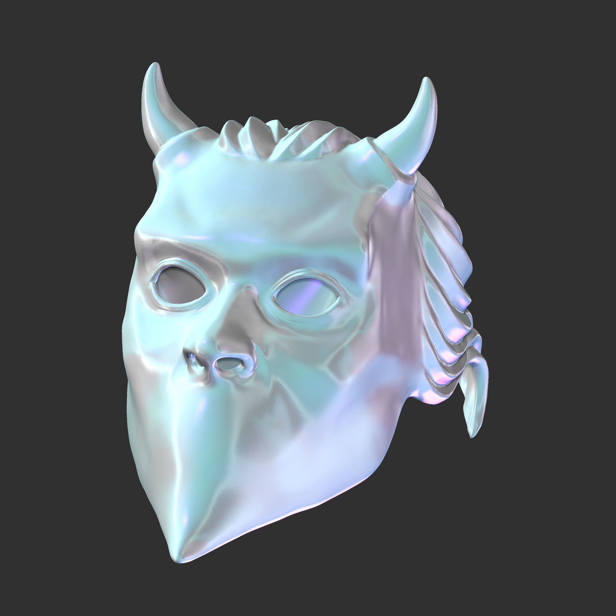 Nameless Ghoul mask 3D model 3D printable | CGTrader