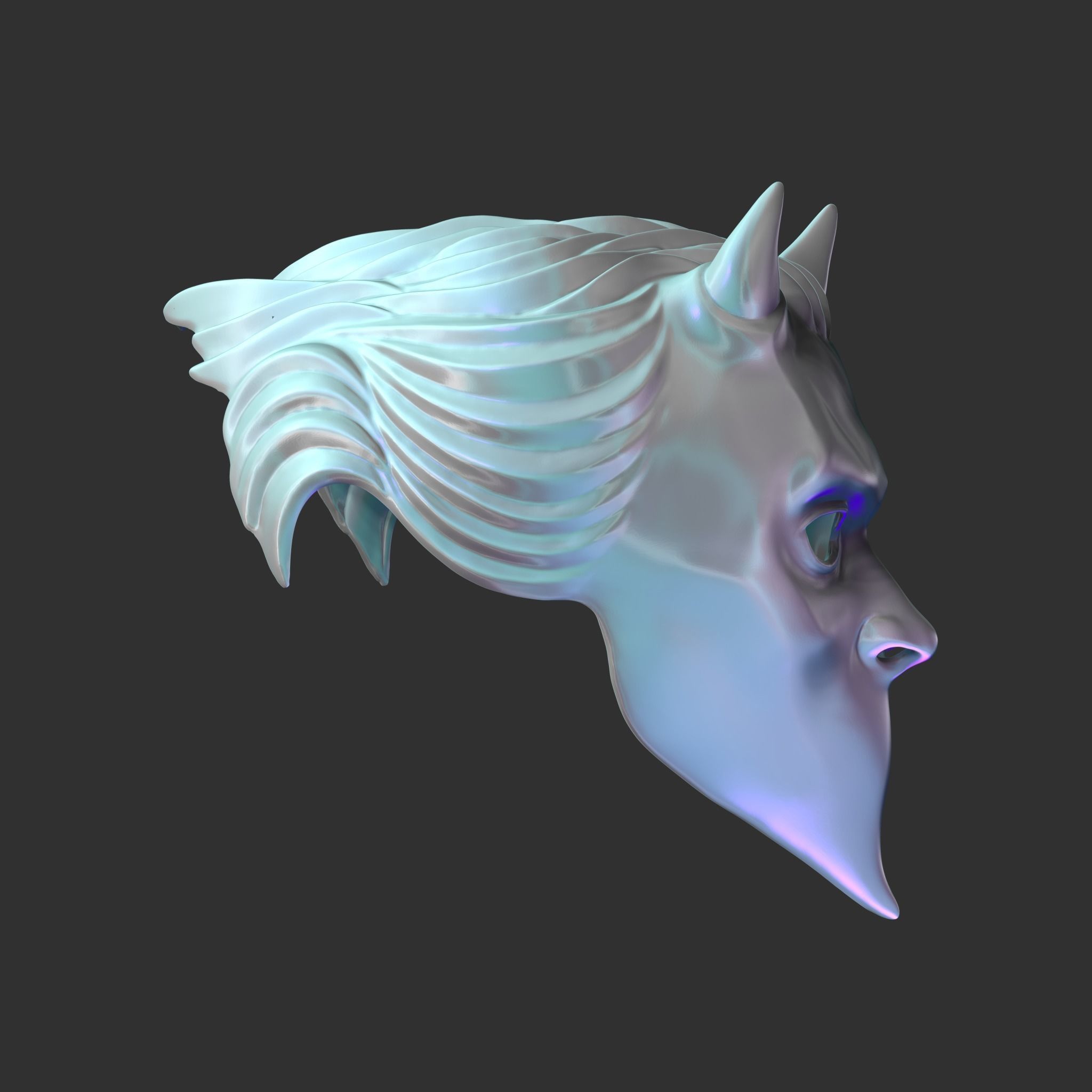 Nameless Ghoul mask 3D model 3D printable | CGTrader