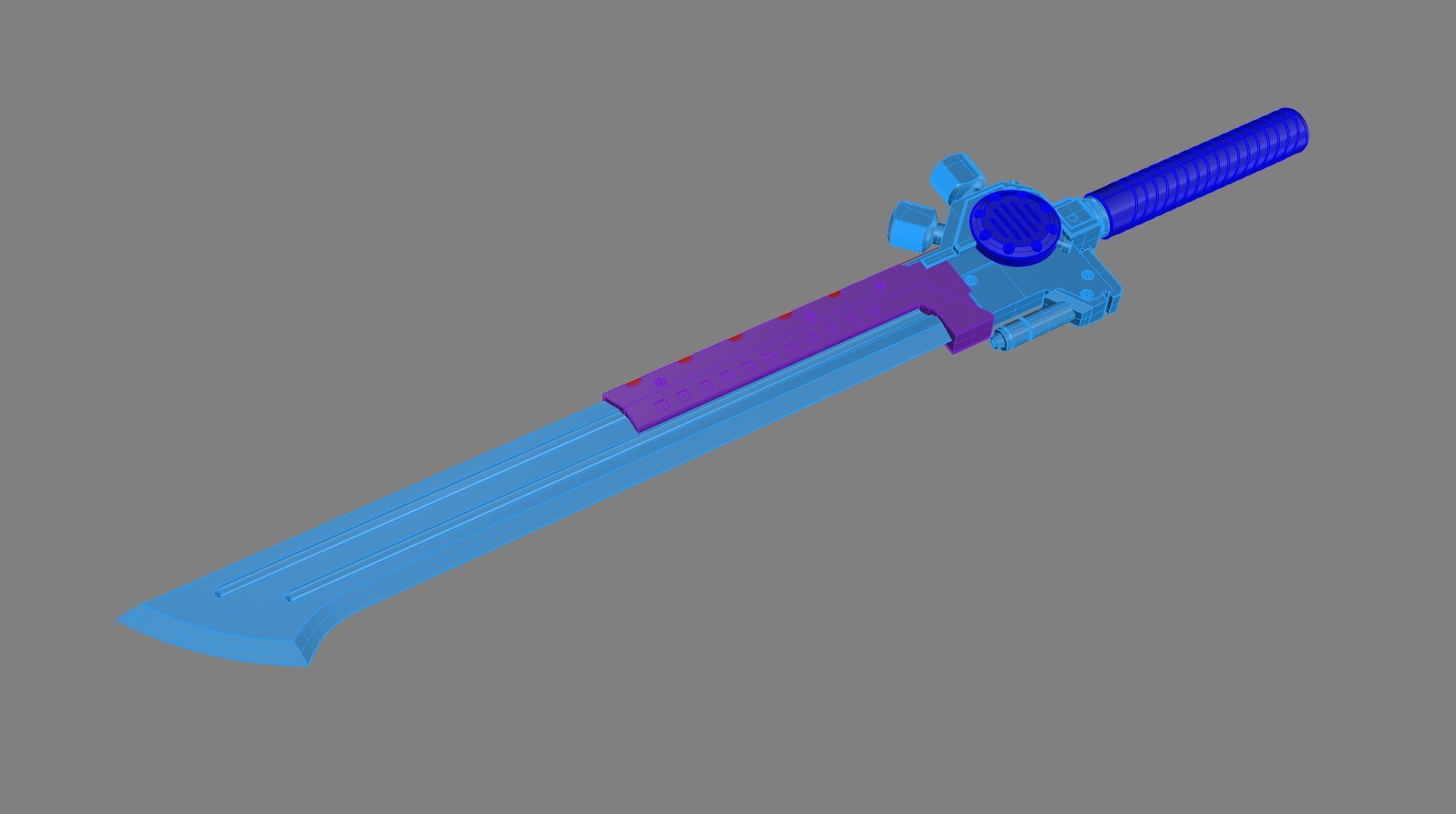 sword steampunk 3D print model 3D model 3D printable | CGTrader