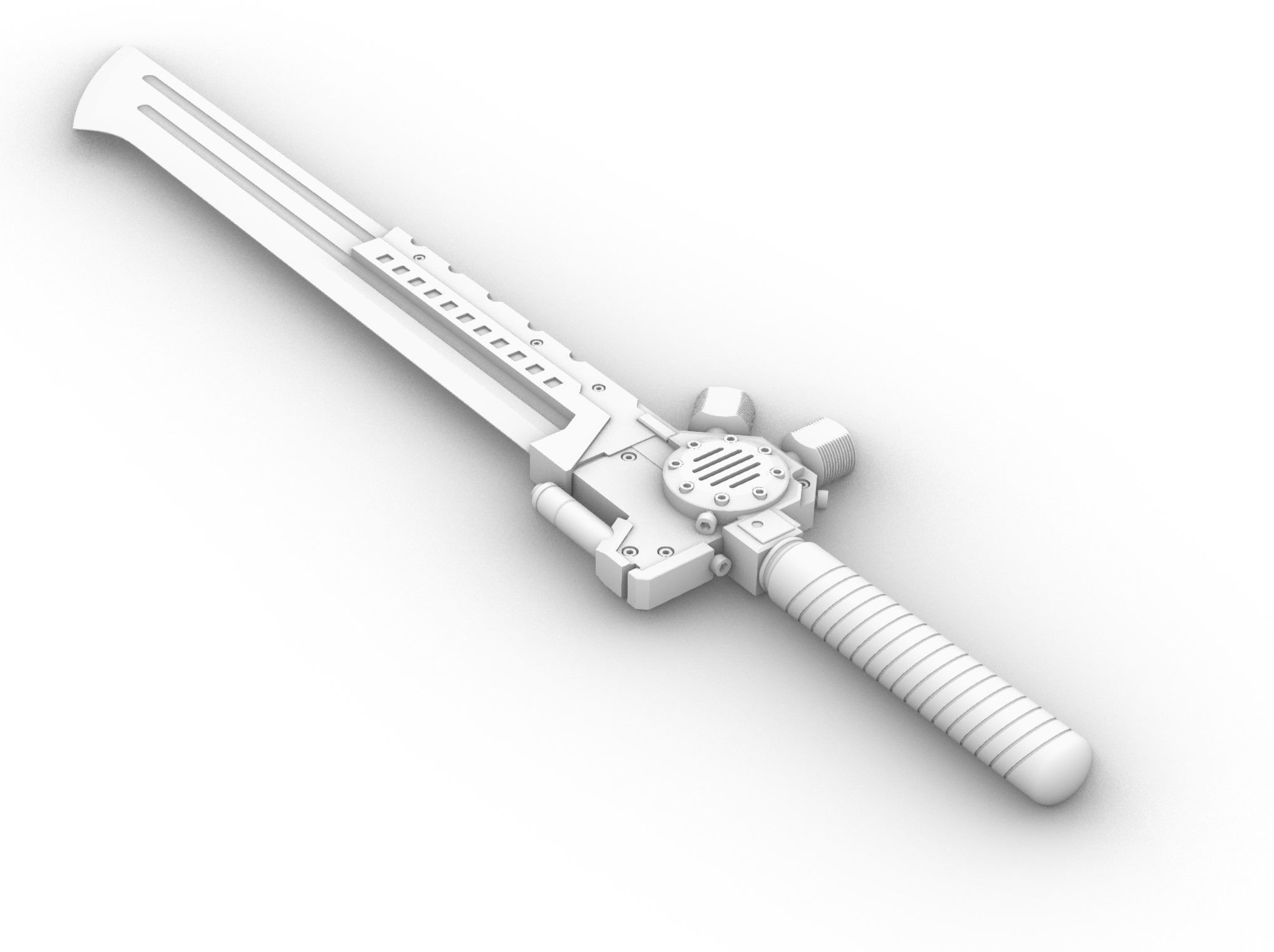 sword steampunk 3D print model 3D model 3D printable | CGTrader